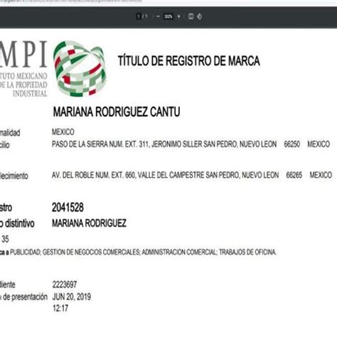 Mariana Rodríguez Tiene Registrado Su Nombre Como Marca Esto Cobra La