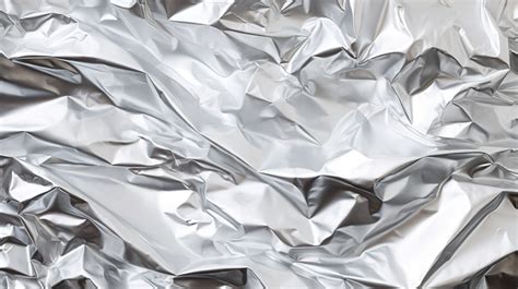 Shiny Texture Textured Background Wrinkled Silver Foil With A Finish