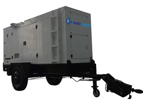 移動可能な車輪が付いている80kw 100kvaのトレーラーのタイプcumminsのディーゼル発電機