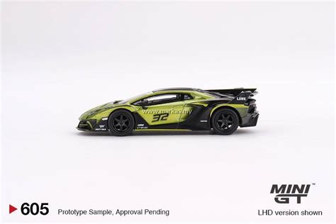 PO MINI GT 1 64 605 LAMBORGHINI LB SILHOUETTE WORKS AVENTADOR GT EVO