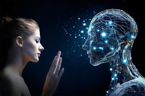 Premium Ai Image Futuristic Robot Technology Created With Generative Ai