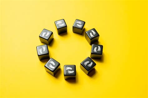 Premium Photo Moving In Circles Without End Circle Made Of Blocks