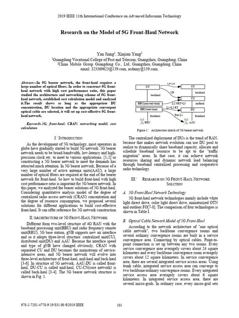 Jiang 2019 Pdf Fiber Optic Communication Computer Network