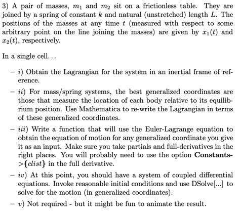 Please Do This In Mathematica And Provide The Syntax