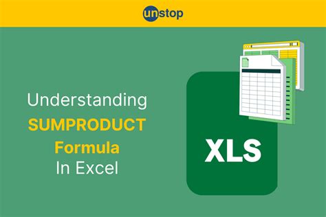 Using Sumproduct In Ms Excel Effectively Mastering Excel What Is