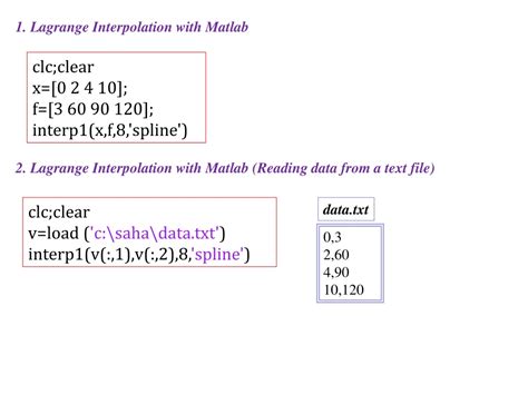 Ppt Lagrange Interpolation Method Lagrange Polynomial