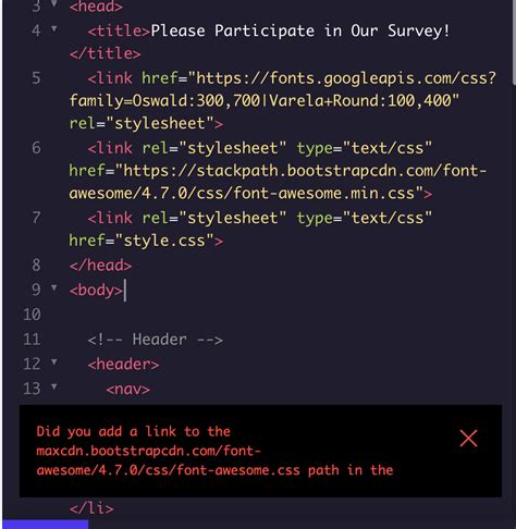 Reported Font Awesome Lesson Bug Reporting Codecademy Forums