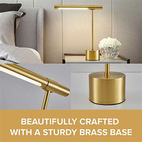 Bling All Brass Mid Century Desk Lamp Modern Gold Bankers Lamp Shade
