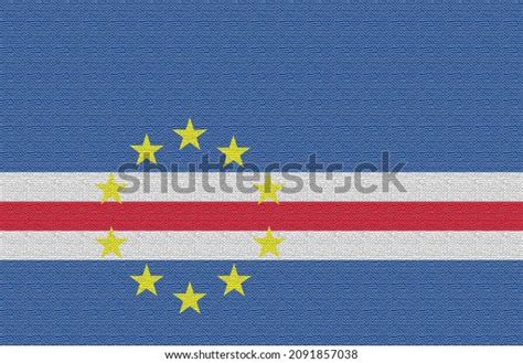 Cape Verde Flag Cv National Goverment Stock Illustration 2091857038