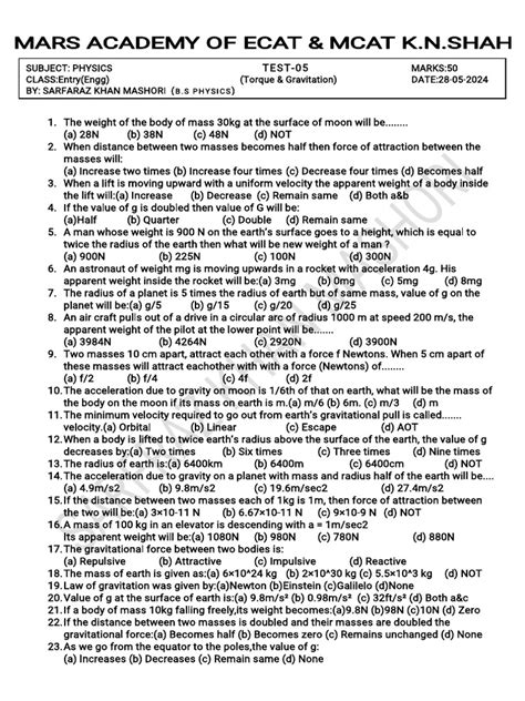 Entry Engg Test Grvatorque Download Free Pdf Torque Angular Momentum
