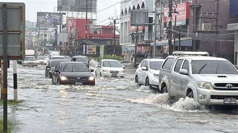 ในประเทศ แม่ฮ่องสอนอ่วม น้ำป่าหลากท่วม พัทยาจมบาดาล ต้นไม้ทับเสาไฟ