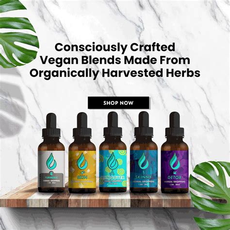 Four Bottles Of Organic Hair Care Products On A Shelf With Monster