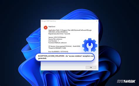 How To Resolve The “exceptionaccessviolation” In Windows 1110