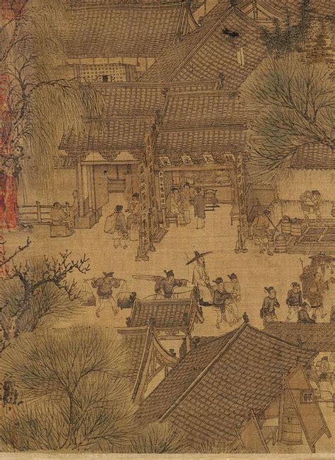 北宋•张择端《清明上河图》高清图 局部（3） 花瓣网