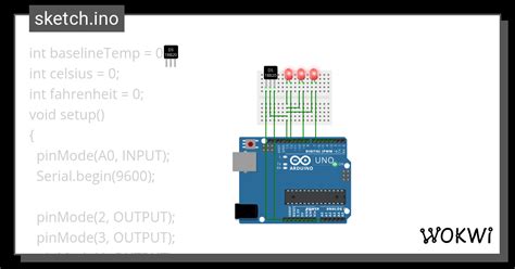 measure analog signal from temperature sensor wokwi esp32 stm32