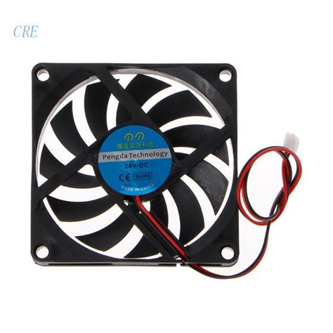 Quạt Tản Nhiệt Cpu Gpu 24v 2pin Kích Thước 80x80x10mm Thay Thế Chuyên