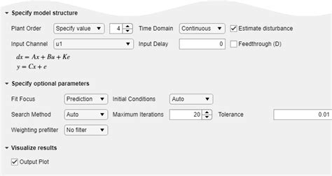 Estimate State Space Model Using Time Or Frequency Data In The Live Editor Matlab Mathworks 日本
