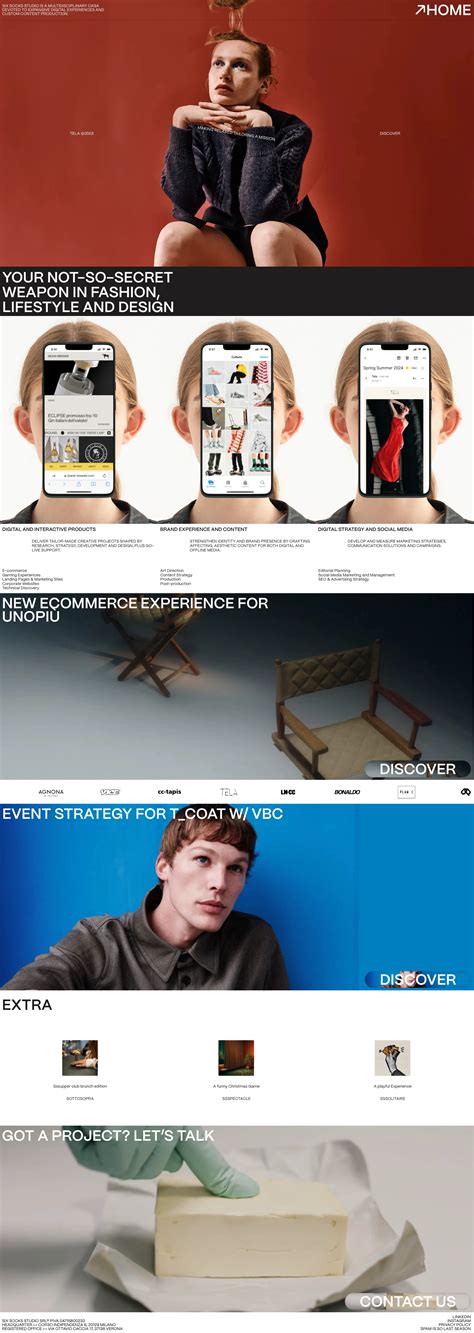 Six Socks Studio Website Design Lapa Ninja