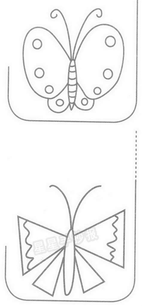蝴蝶简笔画步骤庄周 简笔画图片大全 蒲城教育文学网