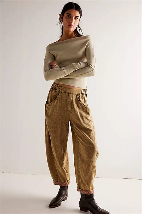 High Road Pull On Barrel Pants Free People