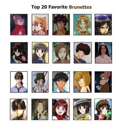 My Top 20 Favorite Brunettes Meme By Kaumithomason On Deviantart