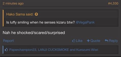 Luffy Is Shocked After Sensing Kizaru Rpiratefolk