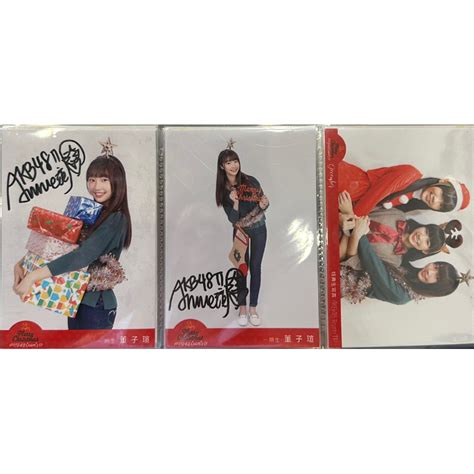 Akb48 Team Tp 第三次月別生寫 兩張一套 湊齊 董子瑄（兩張直筆）配一張極稀少特典生寫真 李采潔 羅瑞婷 蝦皮購物