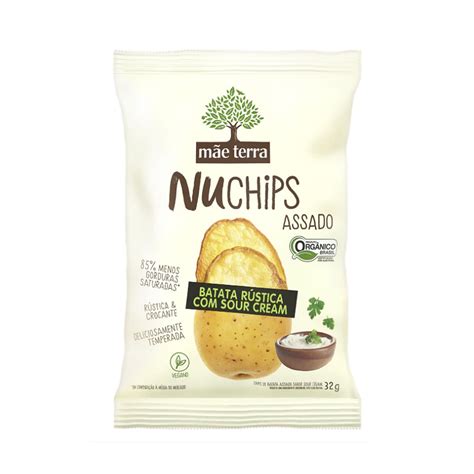 Batata Rústica Com Sour Cream 32g Mãe Terra Nattu Natural Atacado