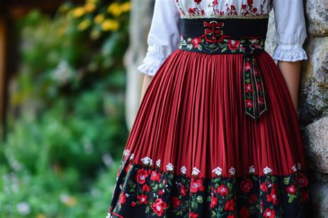 Dirndl Skirt A Pleated Traditional Style With Modern Appeal