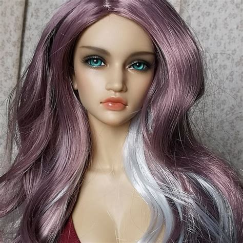 Long Spike Doll Wig For Etsy
