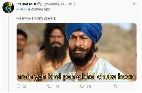 PUBG Mobile VS FAU G Gamers React With Hilarious Memes