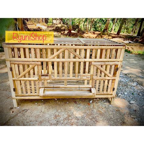 Jual Kandang Bambu Rakit 100cm Shopee Indonesia