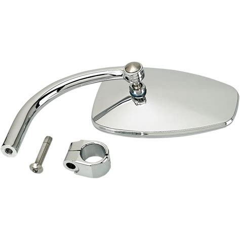 Biltwell Chrome Teardrop Utility Mirror Wmount For 78 In Handlebar