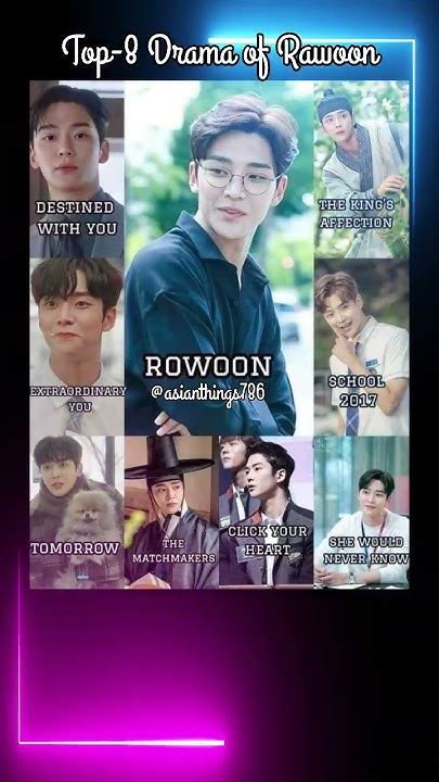 Rawoon Top 8 Drama List💙 Montagemcoma Rawoon Themurkystream Kdrama