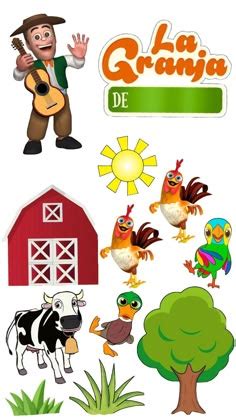 Topper De La Granja Para Imprimir