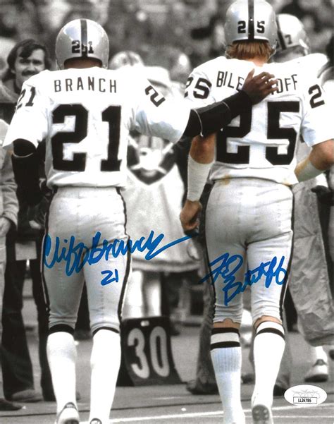Cliff Branch Autographed Memorabilia Signed Photo Jersey