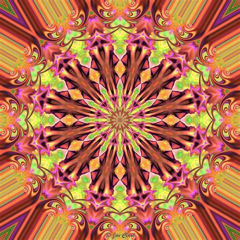 Psychedelic Mandala By Janclark On Deviantart