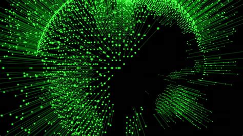 Globe Dot Matrix Stock Footage Video Shutterstock