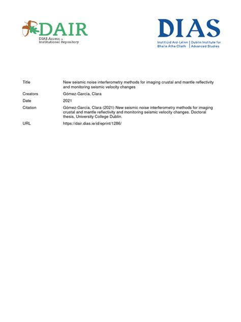 New Seismic Noise Interferometry Methods For Imaging Crustal And Mantle Reflectivity And