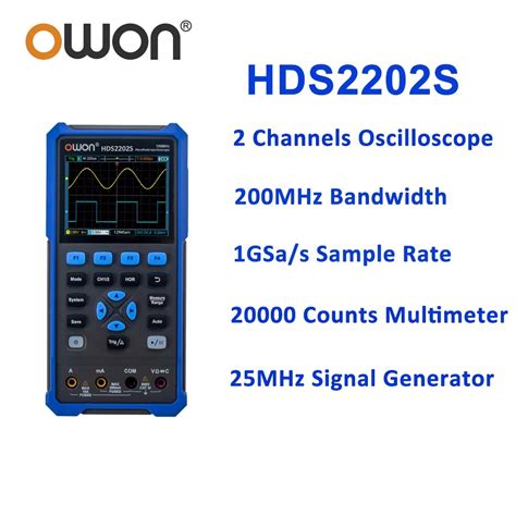 owon hds2202s handheld oscilloscope cme distribution sdn bhd