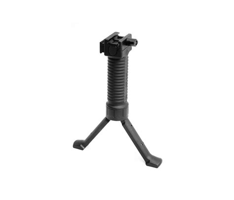 Bipod Grip Combination Vertical Grip And Bipod Black