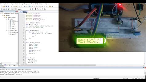 Hiển Thị Lên Lcd Nhiệt độ Độ ẩm Dùng Dht11 Và Chip 8051 Youtube