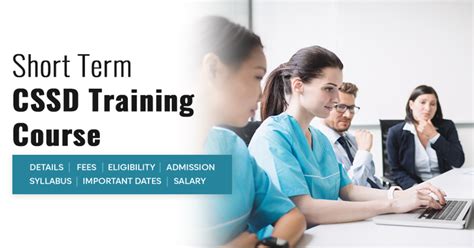 Short Term Cssd Training Course Detail Exams Admission Syllabus