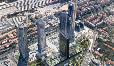 Cinco De Los Siete Edificios Más Altos De España Están En Madrid