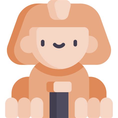 Great Sphinx Of Giza Kawaii Flat Icon
