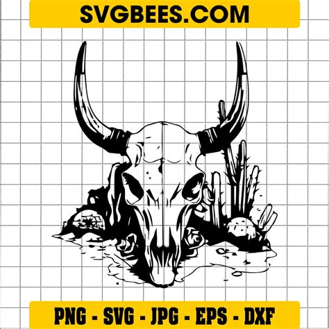 Flower Skull Svg Floral Skull Svg Svgbees