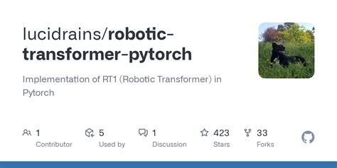 Robotic Transformer Pytorch README Md At Main Lucidrains Robotic