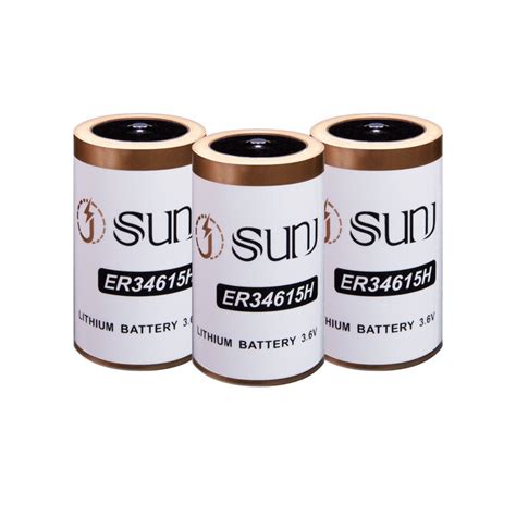 Non Rechargeable Er D Size Lithium Battery V Ah For Smoke Detector China Primary