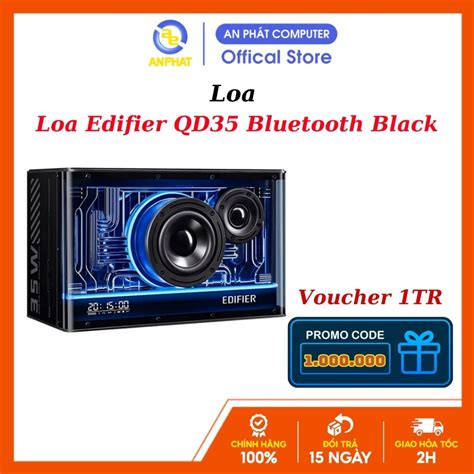 Loa Edifier Qd35 Bluetooth White Black Hàng Chính Hãng Shopee