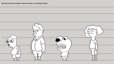 Artstation Audition For Character Designer For Smiling Friends